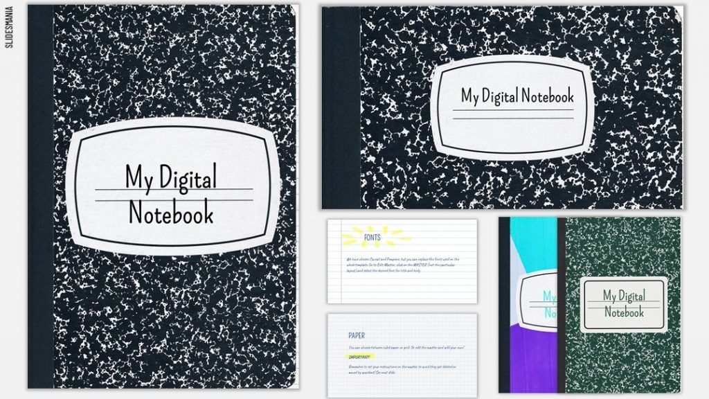 Digital Notebooks For Google Slides Or PowerPoint SlidesMania