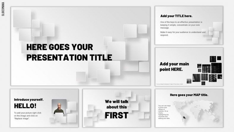 Grey Templates for PowerPoint and Google Slides - SlidesMania