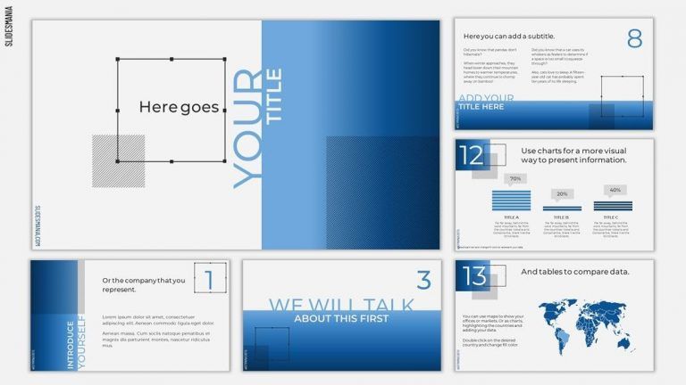 Blue Templates for PowerPoint and Google Slides- Page 5 of 6 - SlidesMania