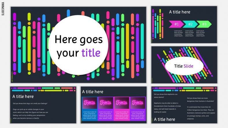 Free Neon Templates for PowerPoint and Google Slides - SlidesMania