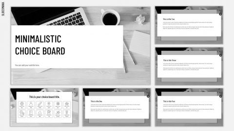 Interactive Choice Board template. - SlidesMania