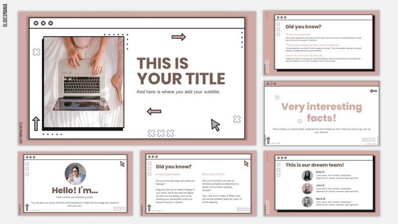Cute Project Proposal Free PowerPoint Template Google Slides
