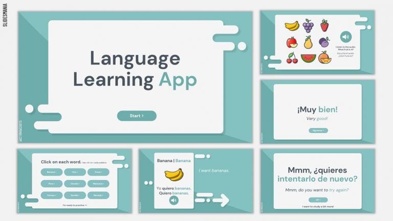 Foreign languages free learning app. - SlidesMania