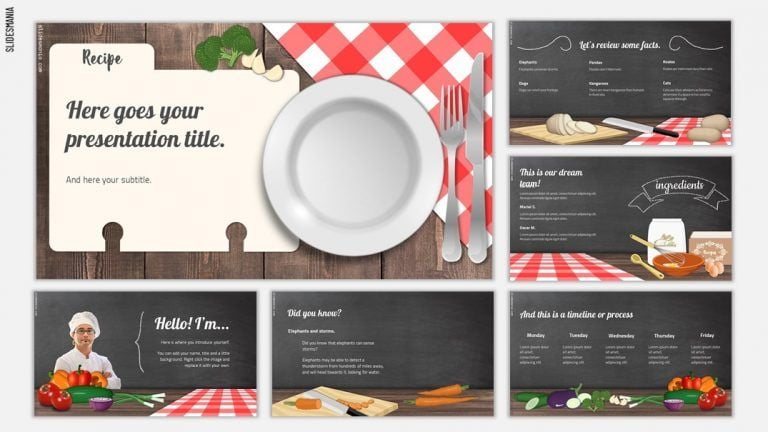 Remy Cooking Free Presentation Template Slidesmania