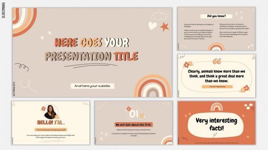 Neutral colors | Free PowerPoint template & Google Slides theme