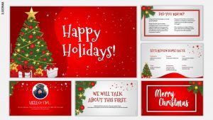 Happy Holidays | Free PowerPoint template & Google Slides theme