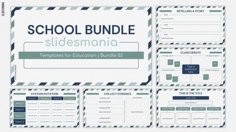 School Bundle 08 | Free education templates for Google Slides & PowerPoint
