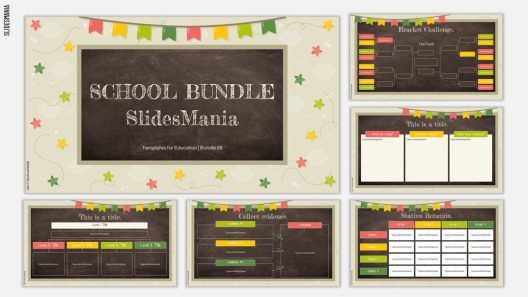 School Bundle 08 | Free education templates for Google Slides & PowerPoint