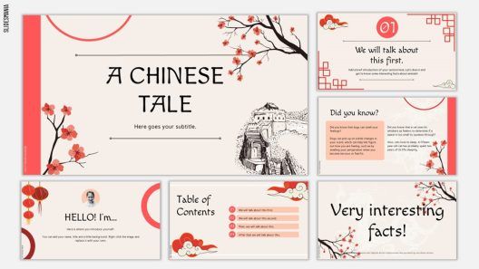 A Chinese Tale | Free template for Google Slides, PowerPoint & Canva