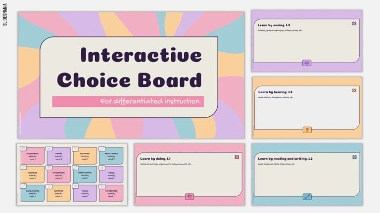 Differentiated instruction choice board | Free template for Google ...