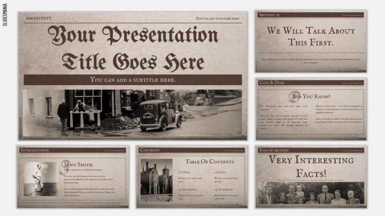Free History Templates for PowerPoint and Google Slides - SlidesMania