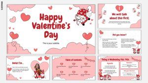 Valentine’s Day Gnomes, spread love with this cute free template ...