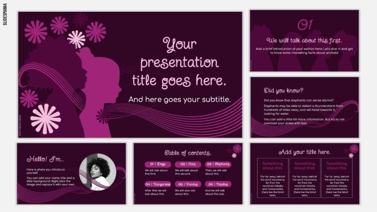 Free PPT & Google Slides Theme for International Women's Day. - SlidesMania