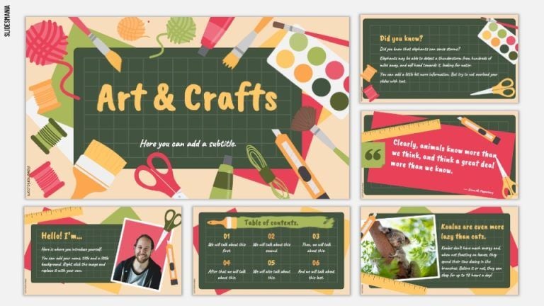 Free Art PowerPoint templates and Google Slides themes - SlidesMania